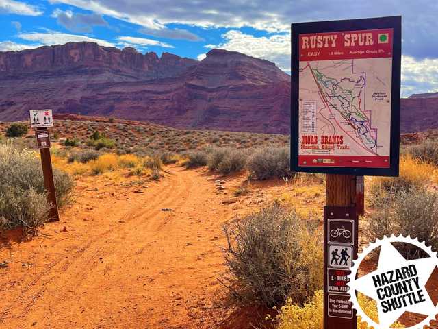 Gallery > Moab Brands / Bar-M | MTB Trails - Moab Bike Shuttle | Moab, Utah